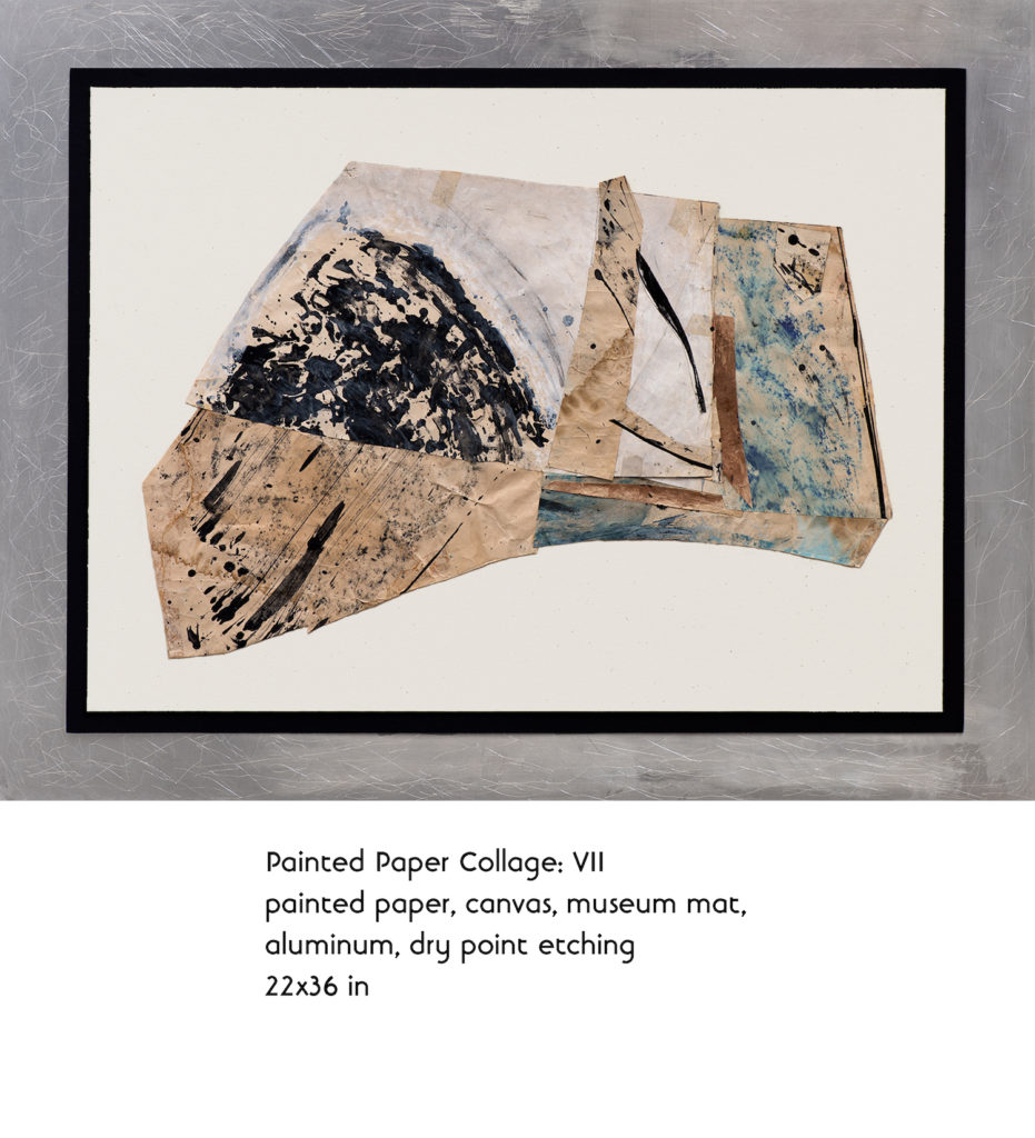 printed paper collage viii | Merryl Cicourel